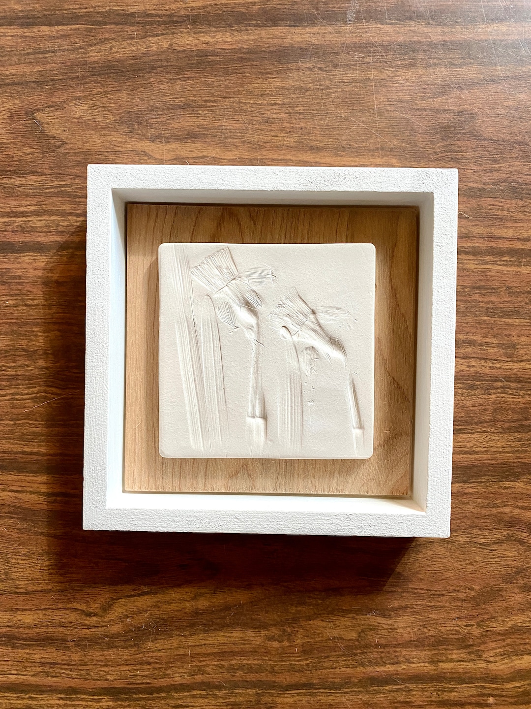 Framed Ceramic Art Tile, Fine Art Ceramics, Rustic Modern Art, Nature ...