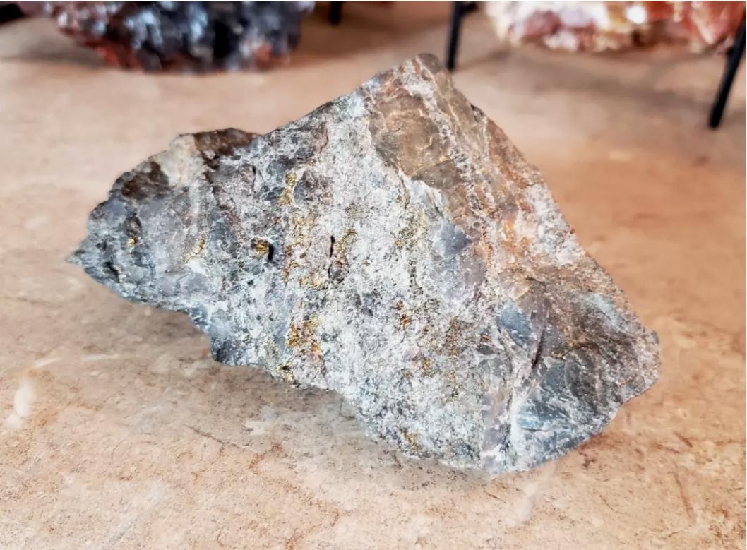 450g Mineralized Quartz With Copper - Etsy