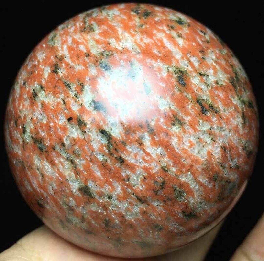 360g 63mm Red Que Sera Sphere - Etsy