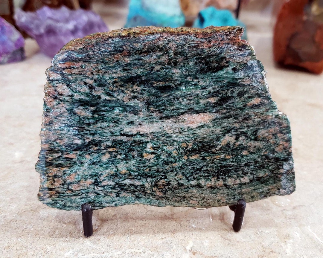140g Green Schist Slab - Etsy