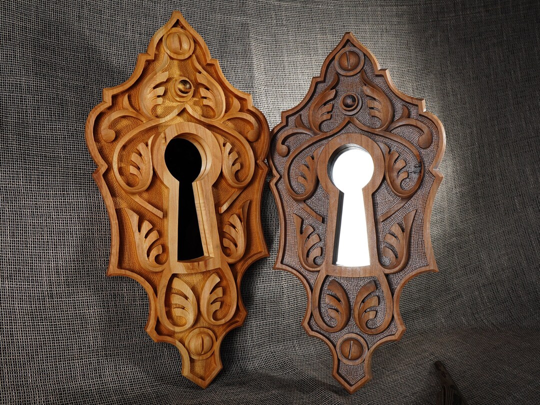 THE TWO LOCKS Two Original Wood Wall Sculptures by Sava - Etsy