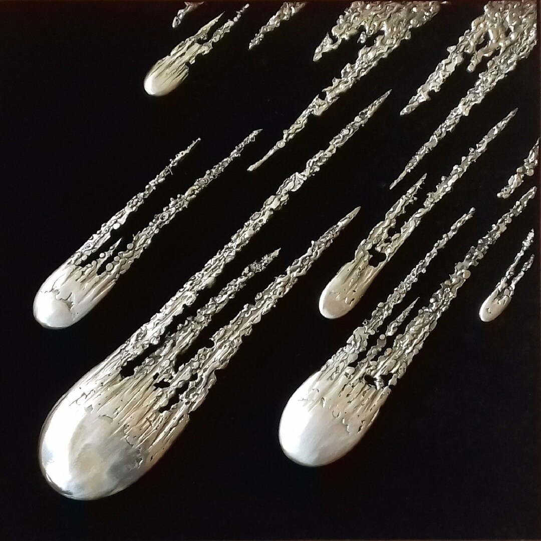 METEOR SHOWER - Metal Wall Sculpture by Vania Dimitrova - Etsy