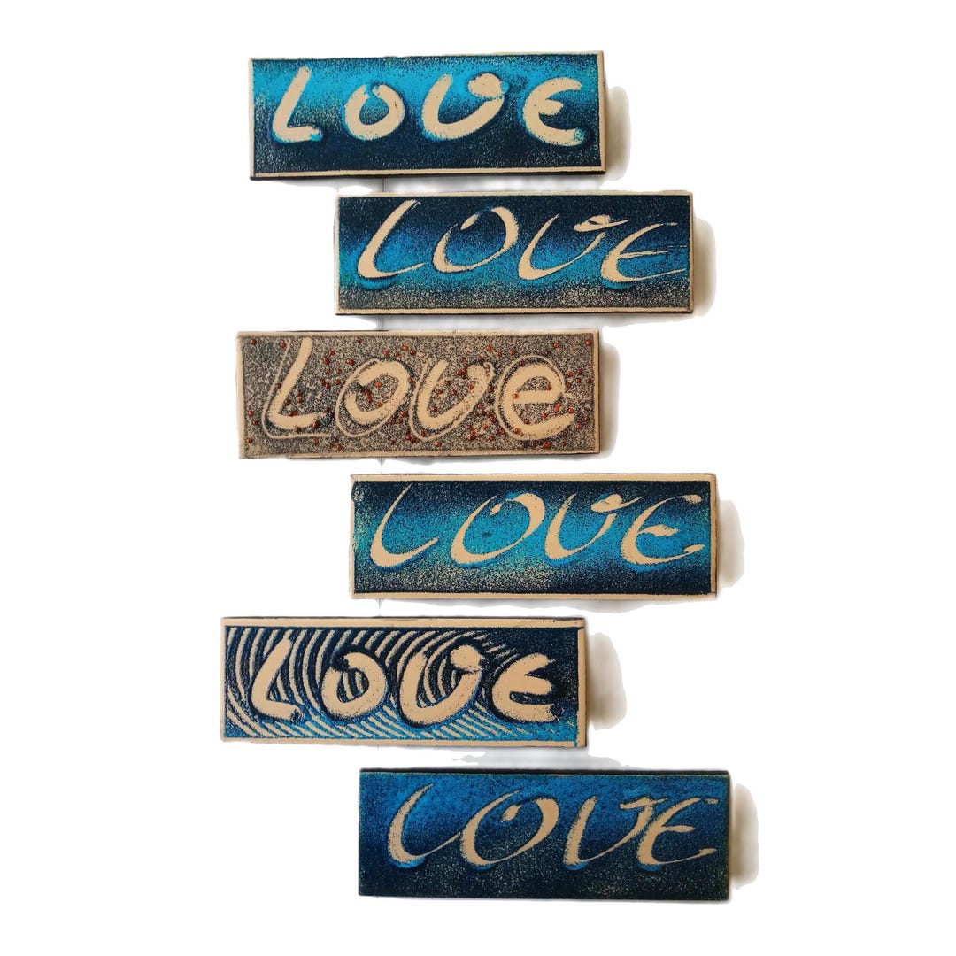 LOVE SERIES - Original Sculptural Wall Installation by Rossitza ...