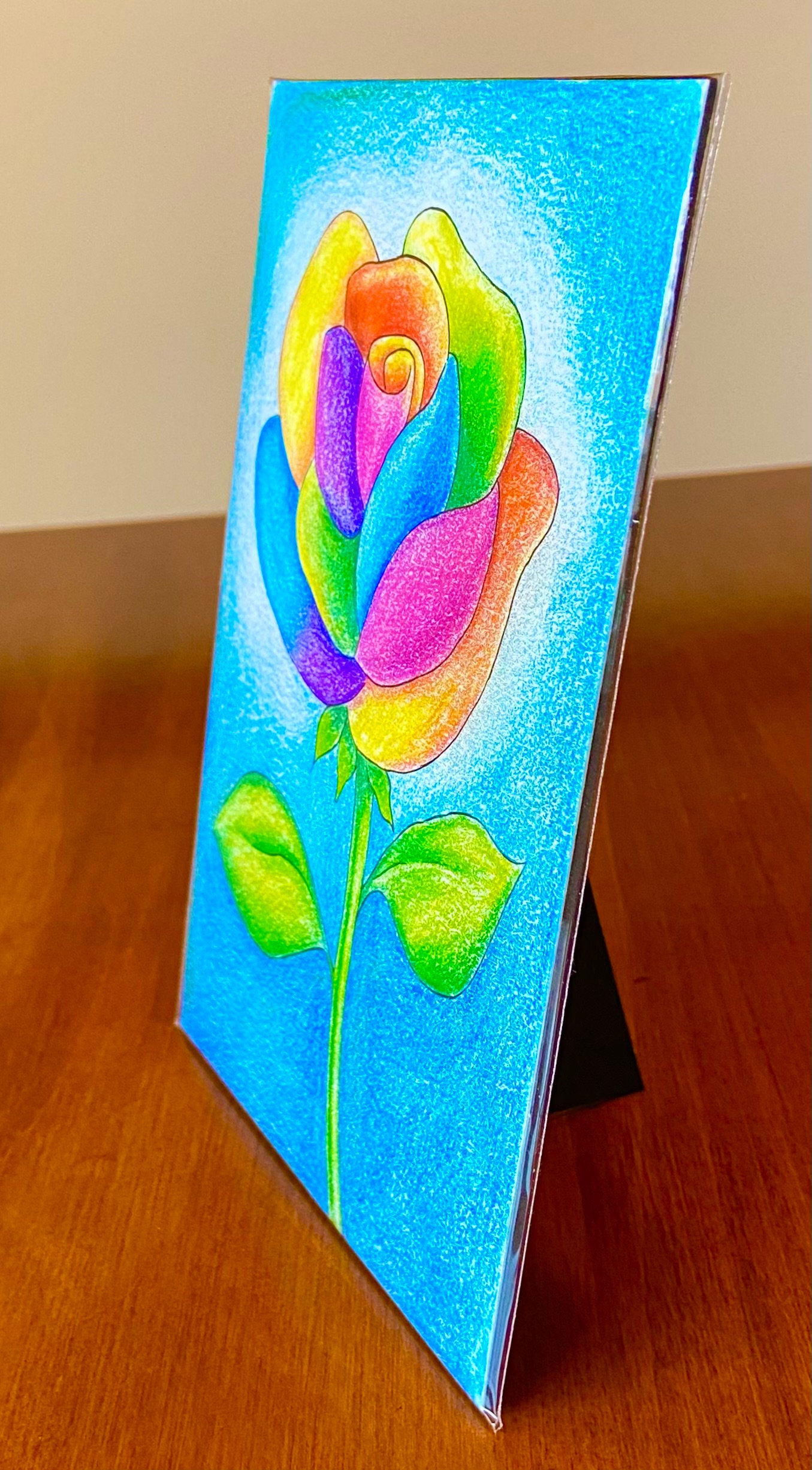 Blank Greeting Cards to Color for Any Occasion or Reason. Choose Either ...