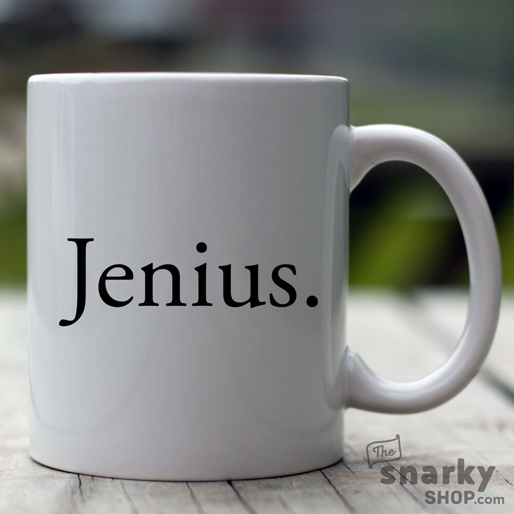 Jenius, 15oz Mug, Genius School Teacher Appreciation Mug - Etsy