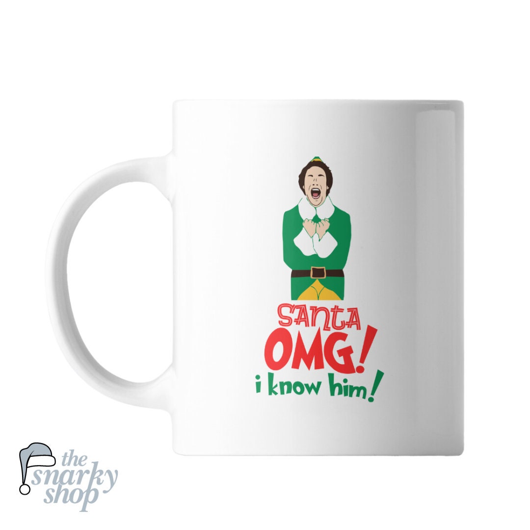 OMG Santa Elf Merry Christmas Mug, 15oz Mug - Etsy