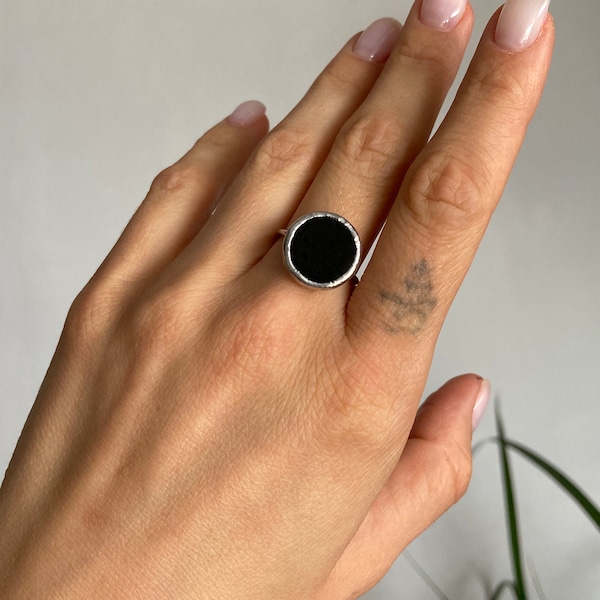 Stained Glass Ring - Etsy