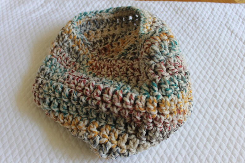 Chunky Cowl-neck Scarf in Circus - Etsy