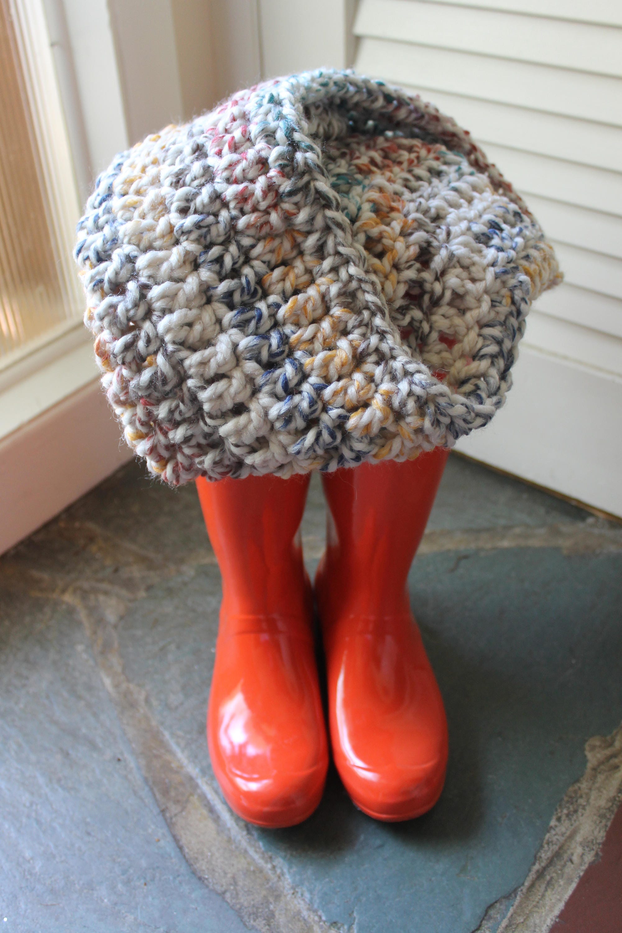 Chunky Cowl-neck Scarf in Circus - Etsy