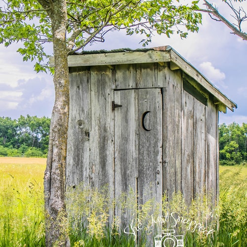 Barnwood Outhouse Fine Art Photo | Etsy