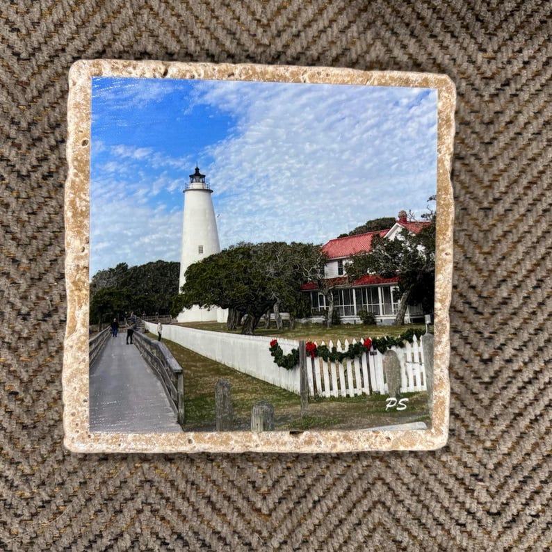 Outer Banks North Carolina Lighthouse Drink Coasters - Etsy
