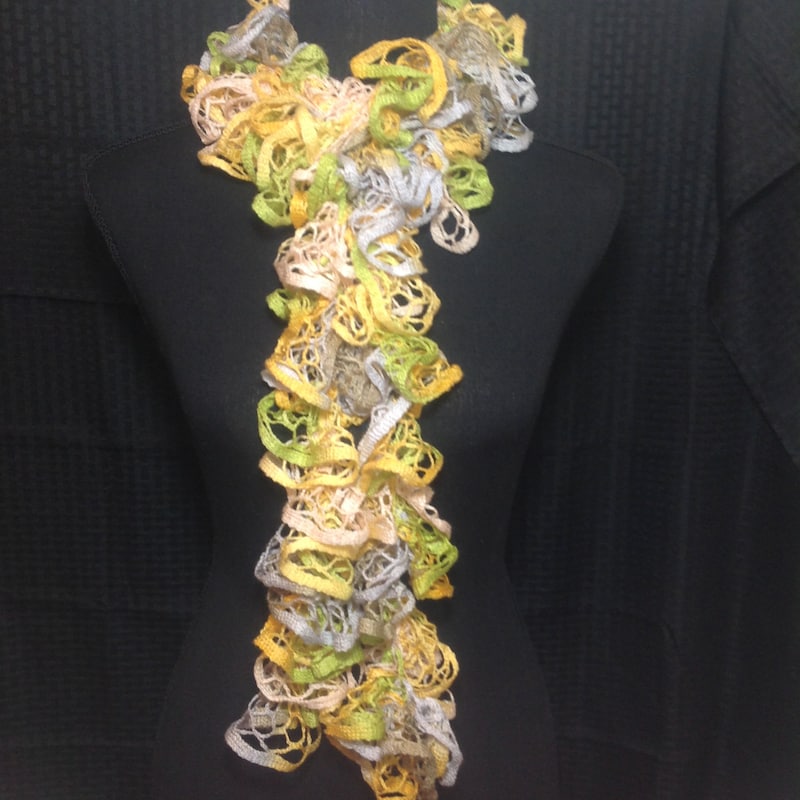 Ruffle Scarf Yarn - Etsy