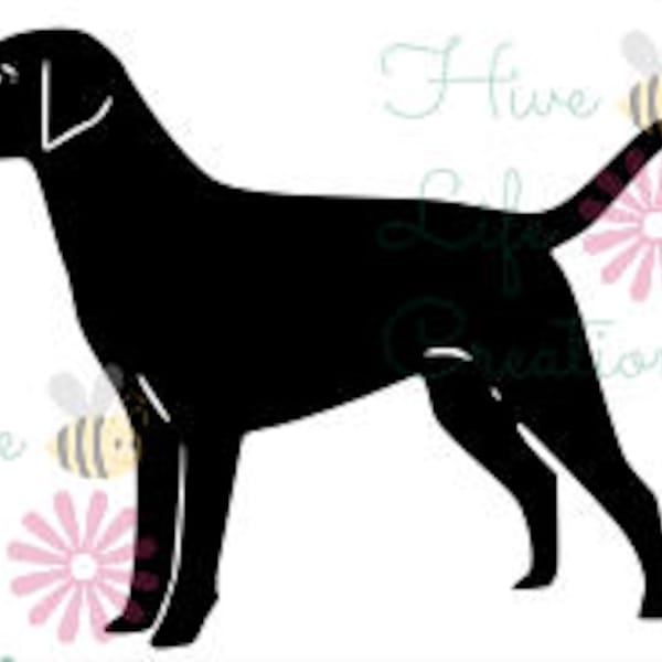 Lab Silhouette - Etsy