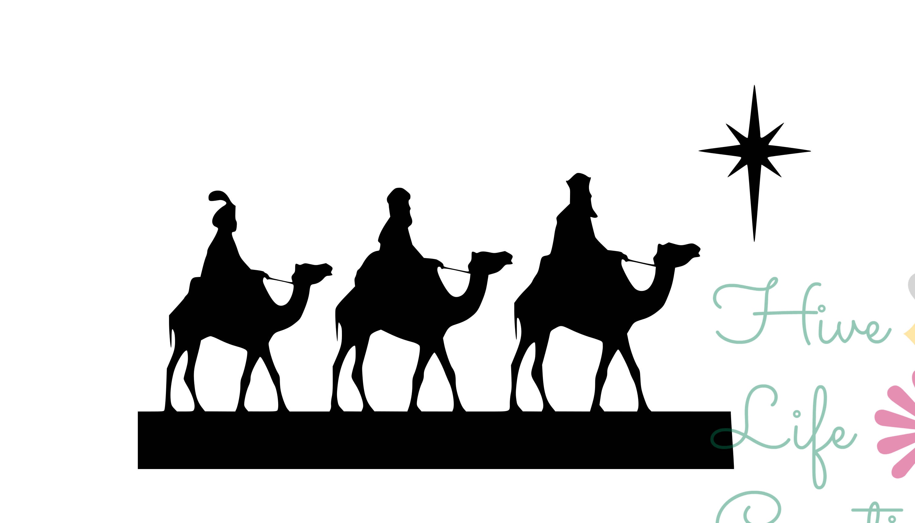 Three Kings Instant Download * Christmas Three Kings SVG File * 3 Kings ...
