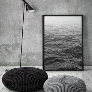 Fading Ocean, Black, Dark, Water, Coastal, Sea, Beach, Minimalist, Art ...