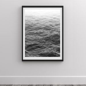 Fading Ocean Black Dark Water Coastal Sea Beach | Etsy