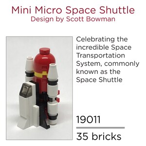 Mini Micro Space Shuttle Kit | Brick Building Kit - Etsy
