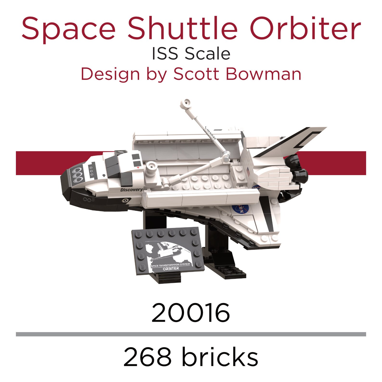 Space Shuttle Orbiter | Brick Building Kit - Etsy