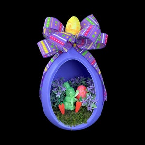 Easter Egg Arrangement, Kids Easter Decor, Cut Out Easter Egg ...