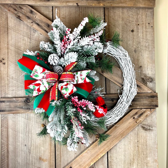 Grapevine christmas wreath store