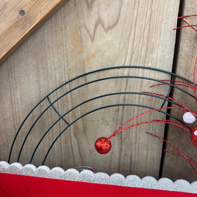 Valentine’s Day Wreath Kit, Valentine Blue and Red Love Letter Door ...