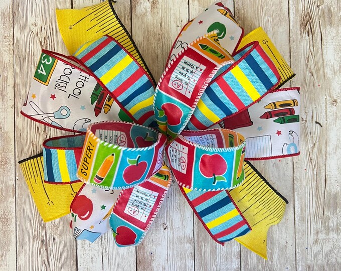 Teacher Bow, Classroom Wall Decor, School Decoration, Classroom Decor ...