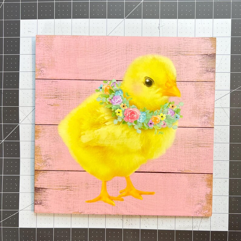 Easter Wreath Kit, Thin Easter Chick Wreath Kit, DIY Wall or Door Decor ...