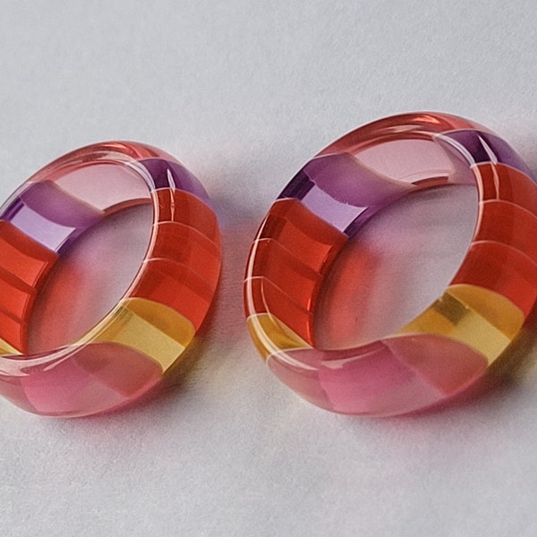 Acrylic Ring - Etsy