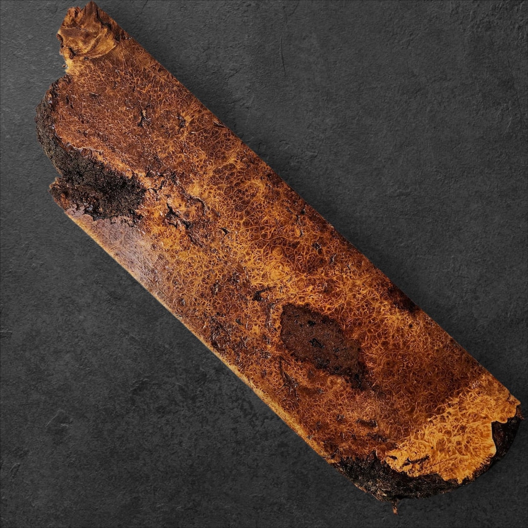 Live Edge Big Leaf Choclate Maple Lace Billet/charcuterie Board/wall ...