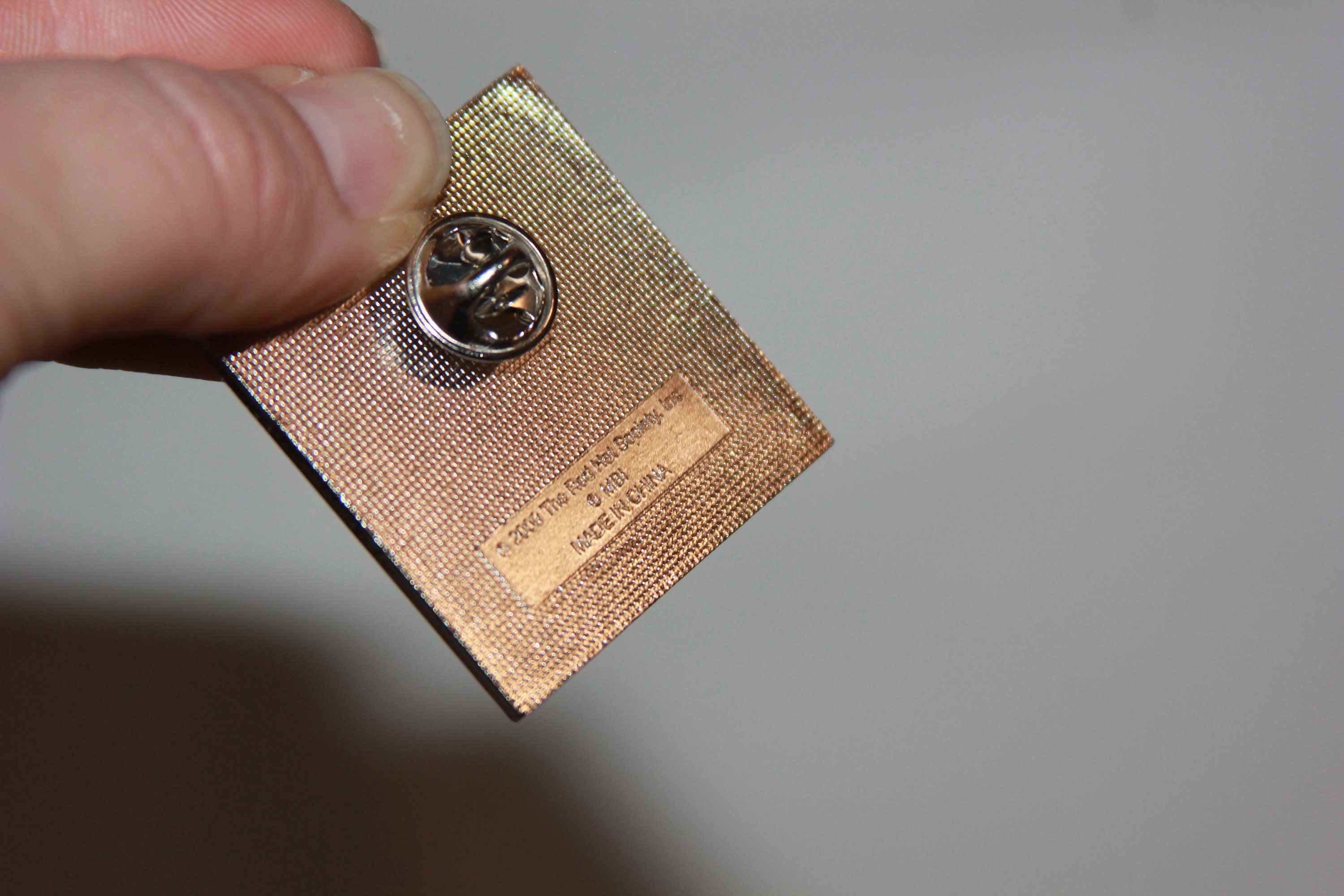 Vintage 2000 RED HAT SOCIETY Lapel Pin Take Time for Yourself Woman ...