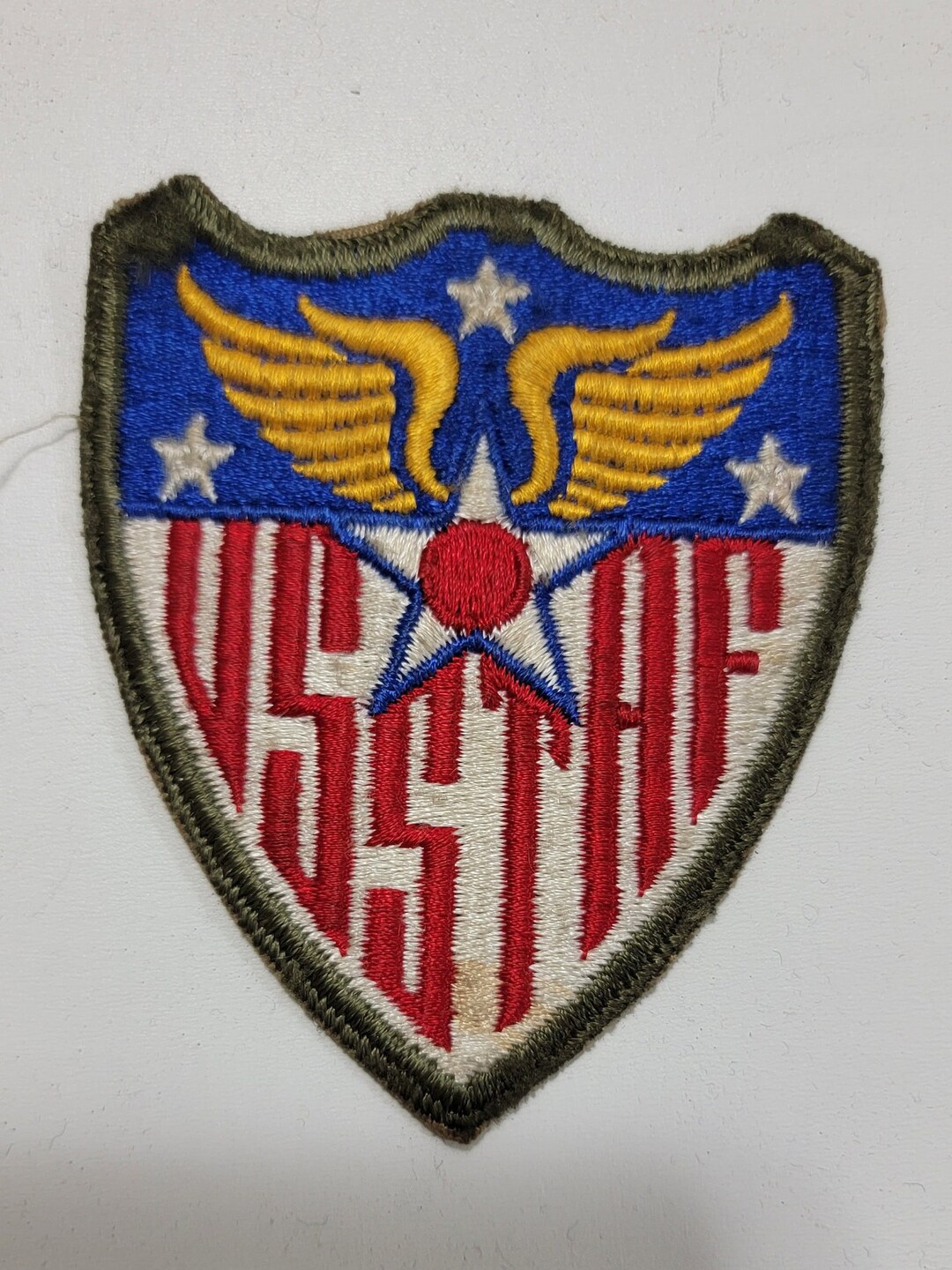 US Strategic Air Force Patch WWII Collectible Vtg Europe USSTAF ...