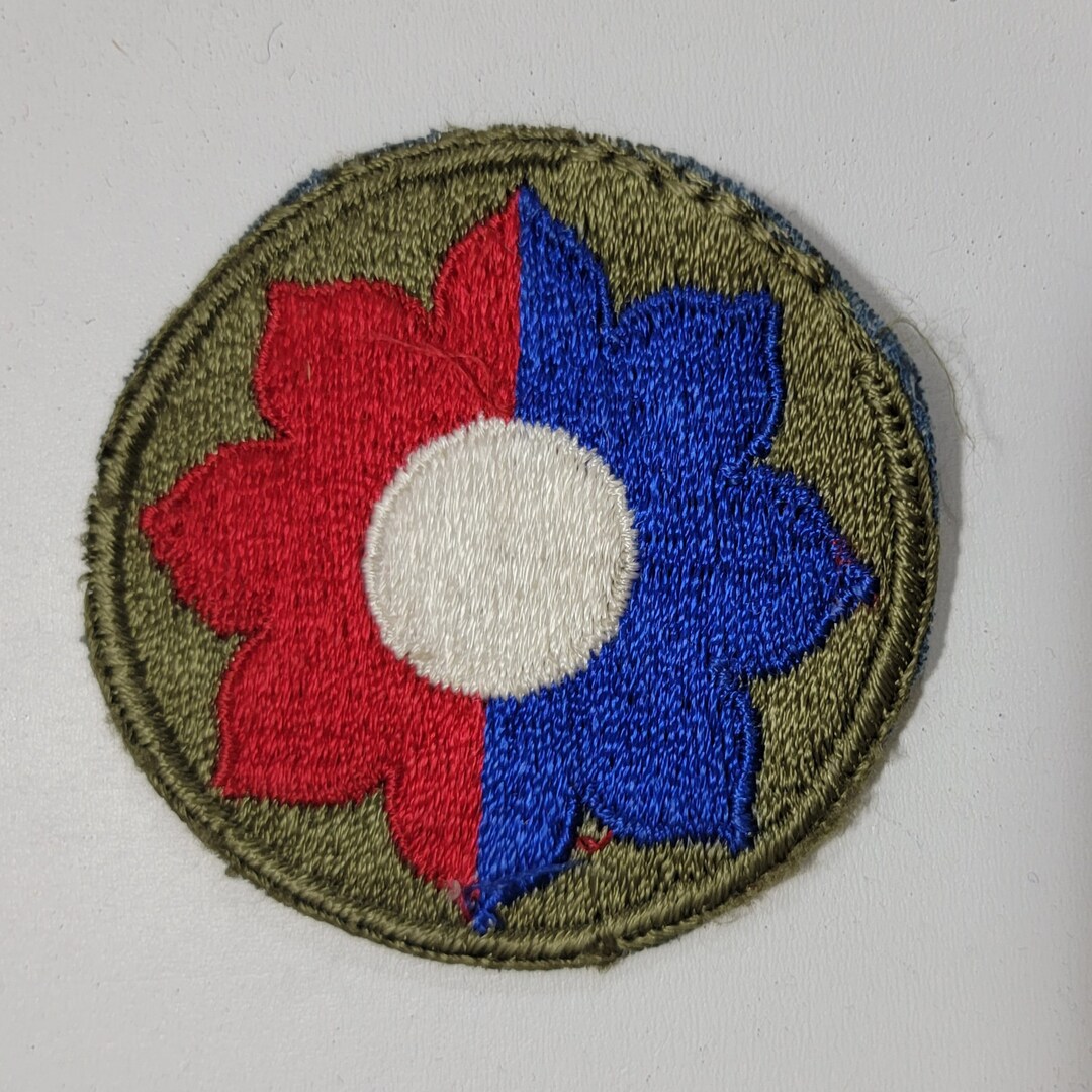 Vtg WW2 US Army 9th Infantry Division Patchmilitary Patch Badge Uniform ...