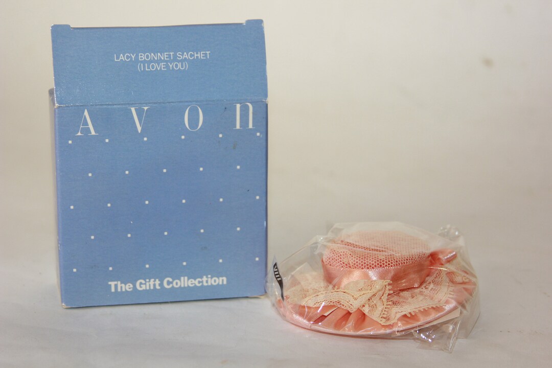 Vintage Avon Gift Collection Lacy Bonnet Sachet (I Love You) Lace ...