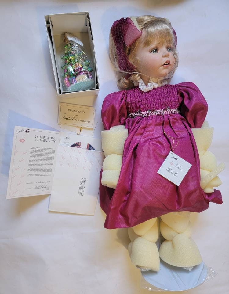Marie Osmond Doll Quite A Pair Helena W/ Radko Tree Glass Ornament ...