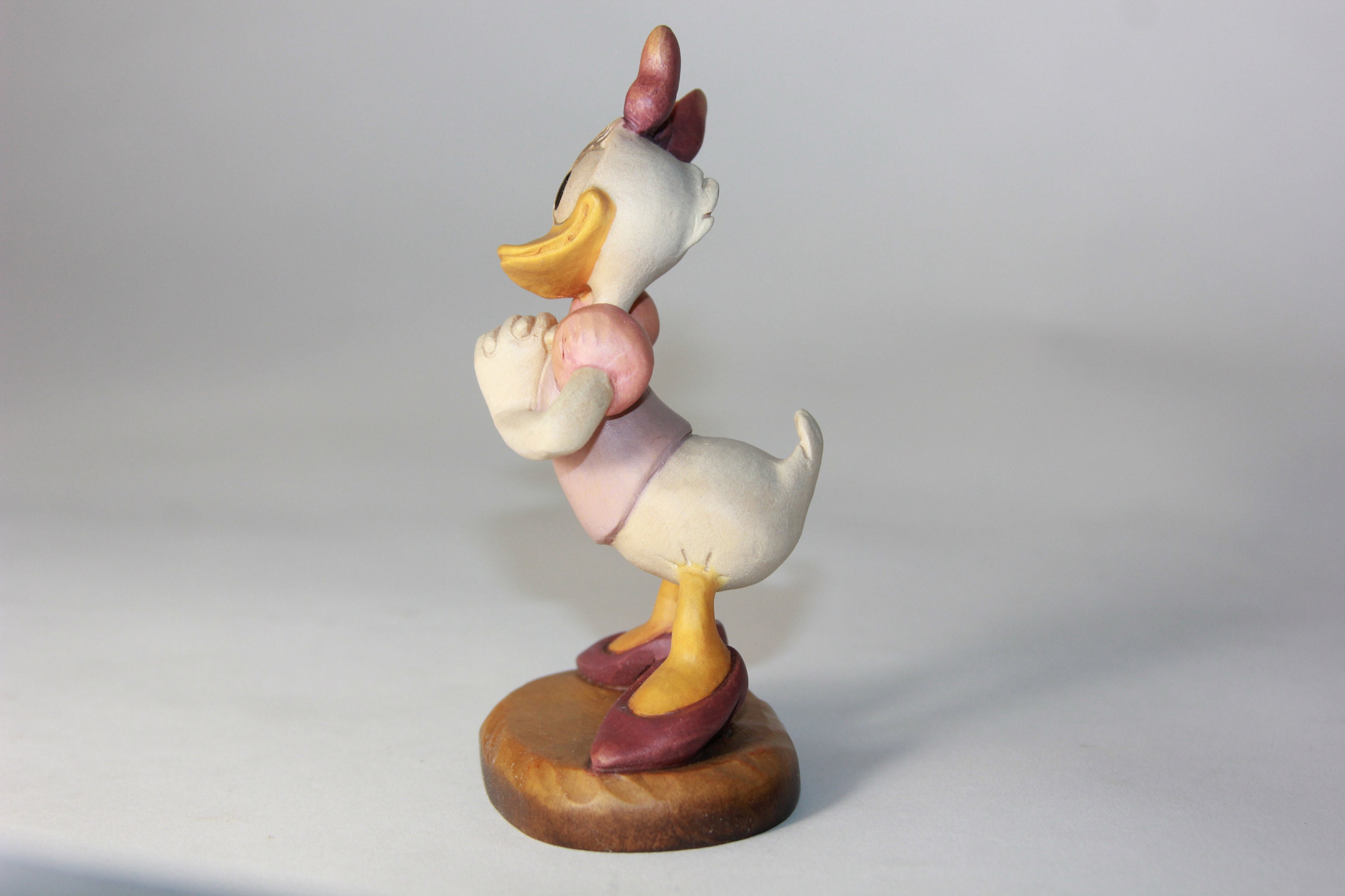 Anri Disney Woodcarvings: Daisy Duck Figurine Anri Edition - Etsy