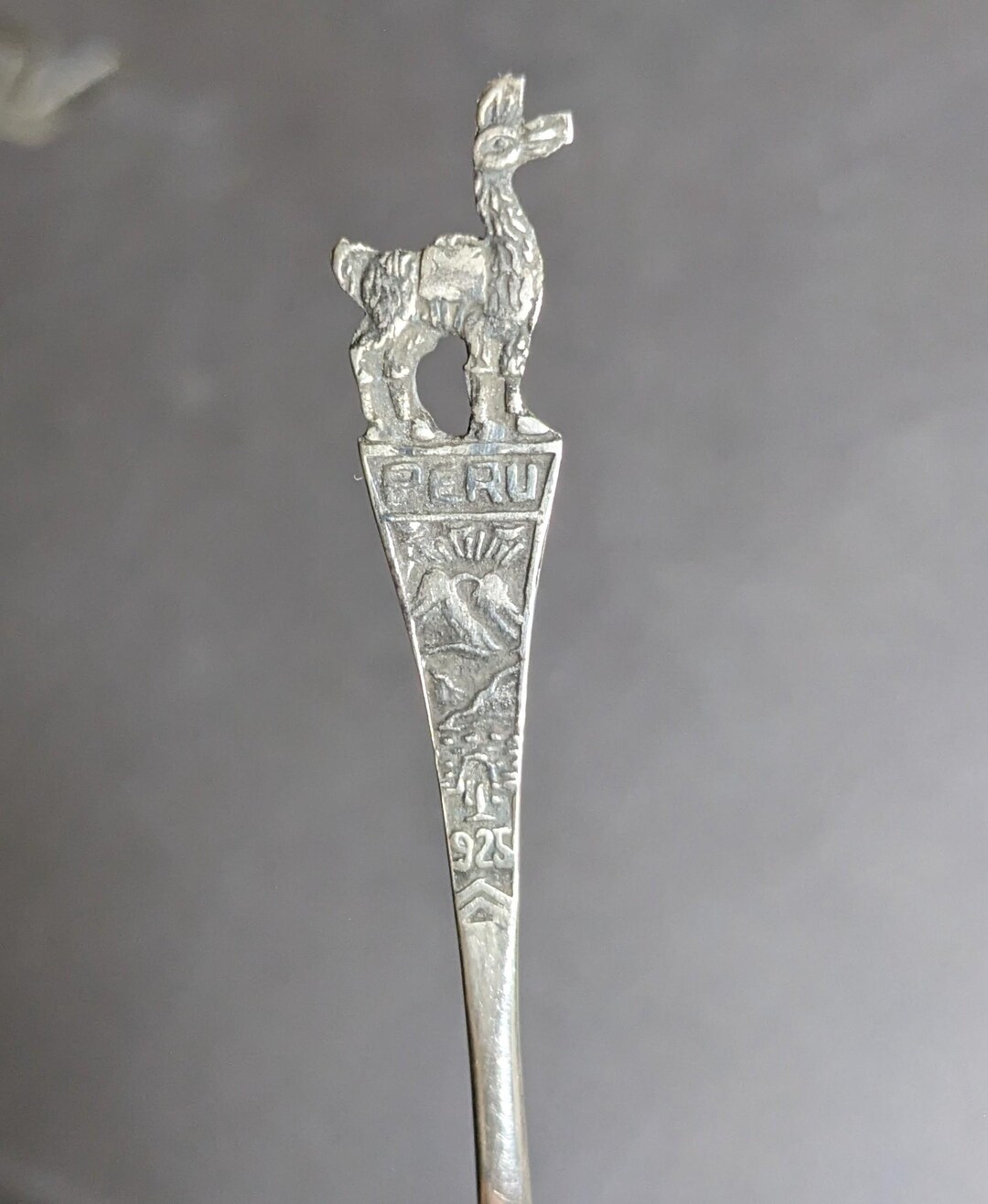 Vtg Sterling Silver Peru Llama Souvenir Collector Spoons 925 Llama ...