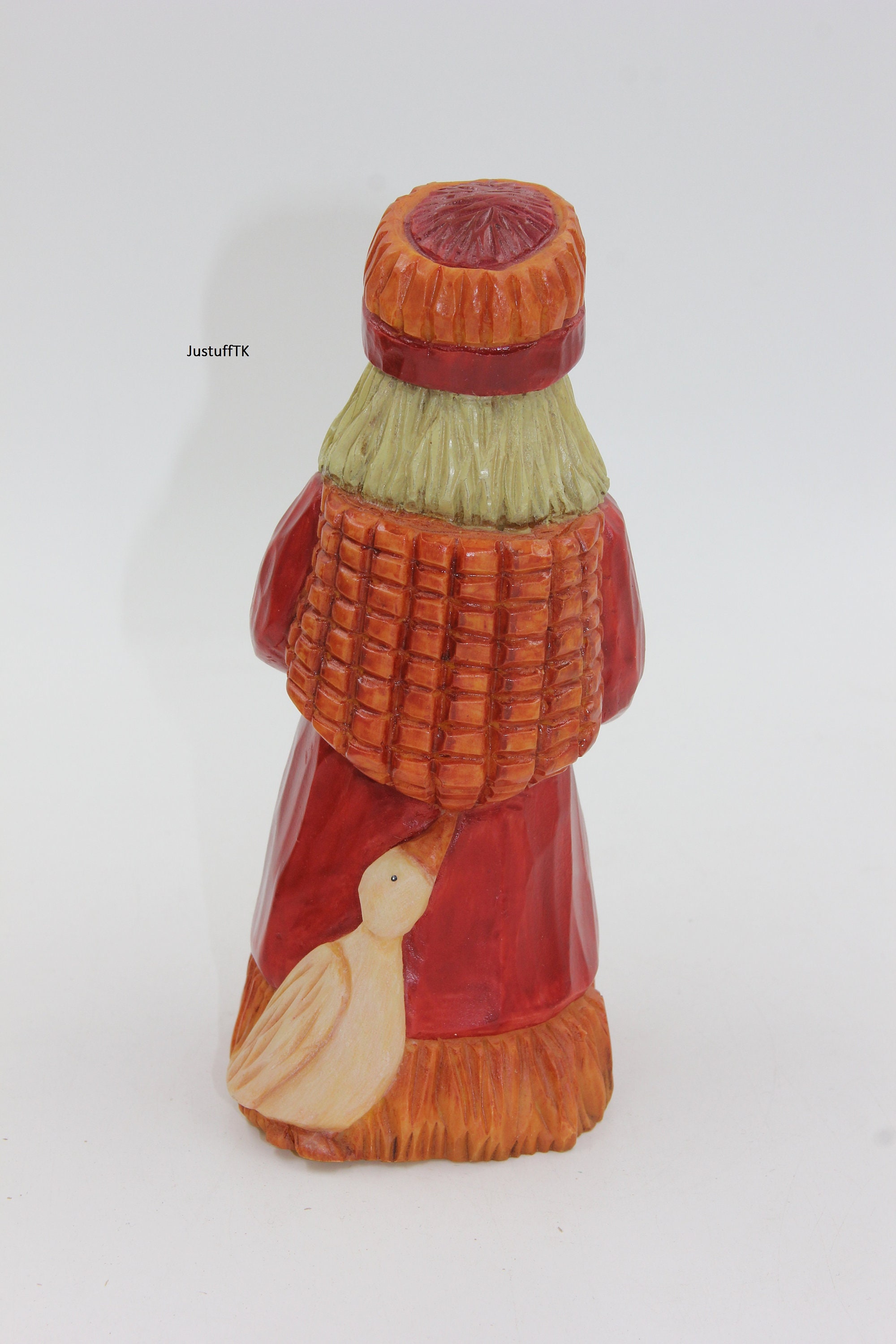 KURT ADLER Santa W/christmas Goose Figurine by Paul Bolinger - Etsy UK