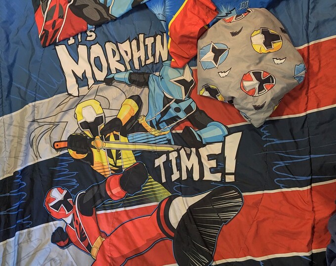 Power Ranger Bed Set - Mighty Morphin Power Rangers Twin Single Bed ...