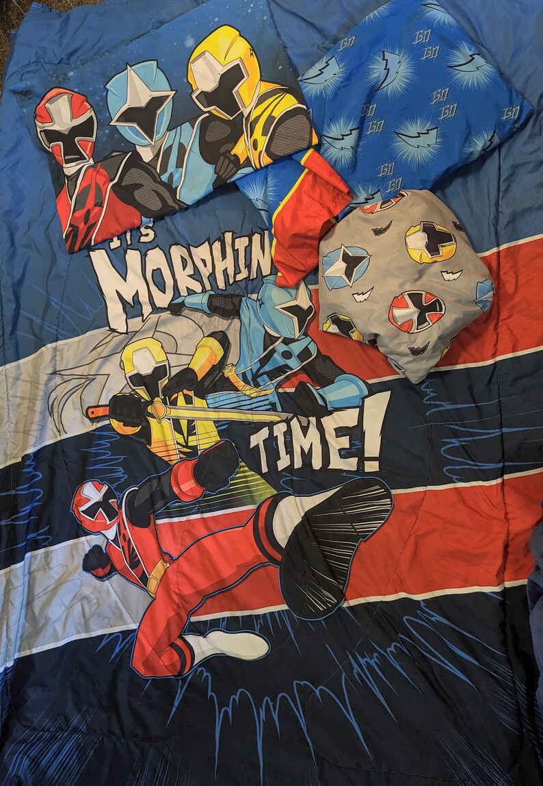 Power Ranger Bed Set Mighty Morphin Power Rangers Twin Single Bed Sheet ...