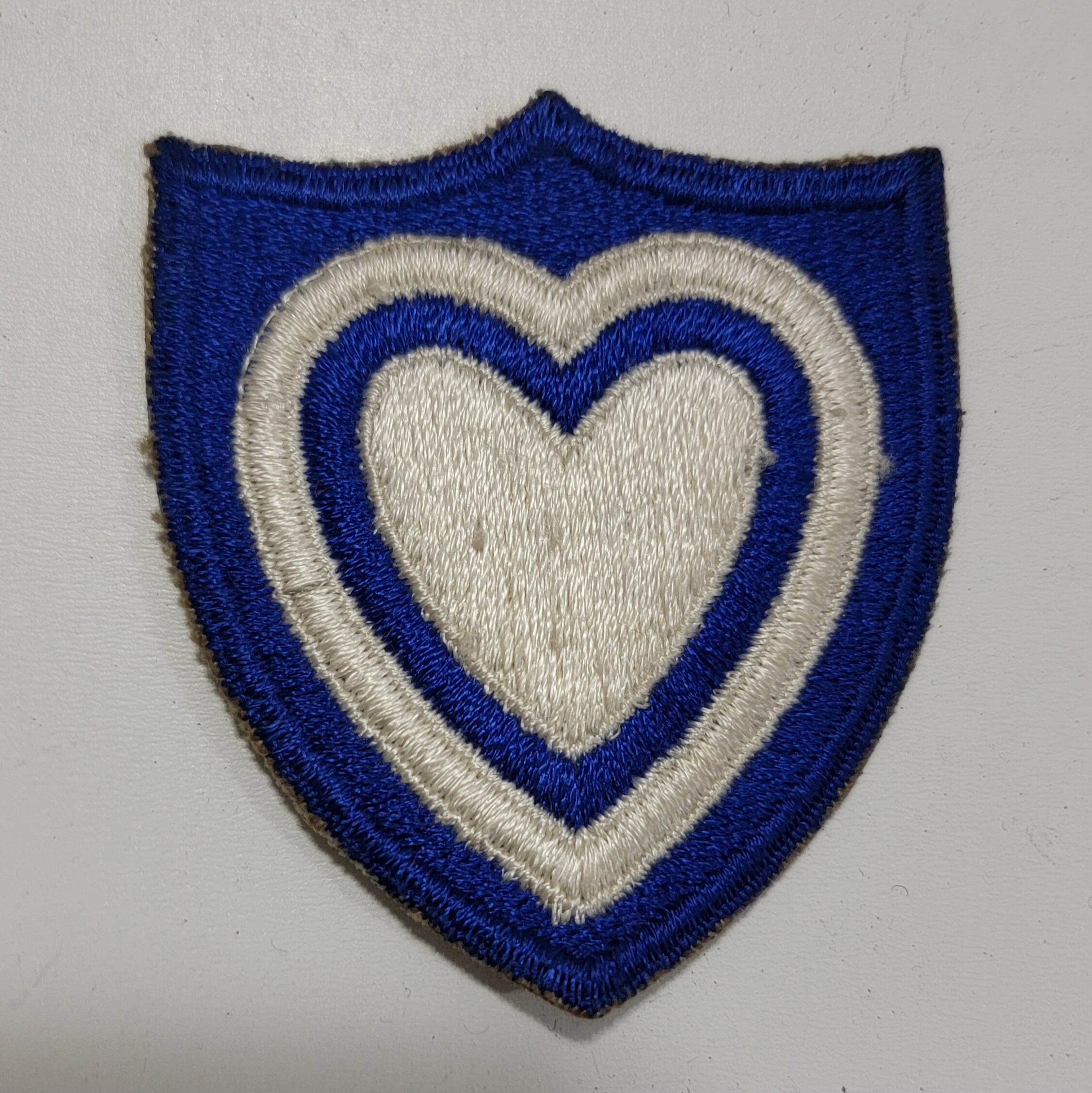 WWII US Army XXIV 24th Corps Heart Cut Edge Patch Shoulder Sleeve ...