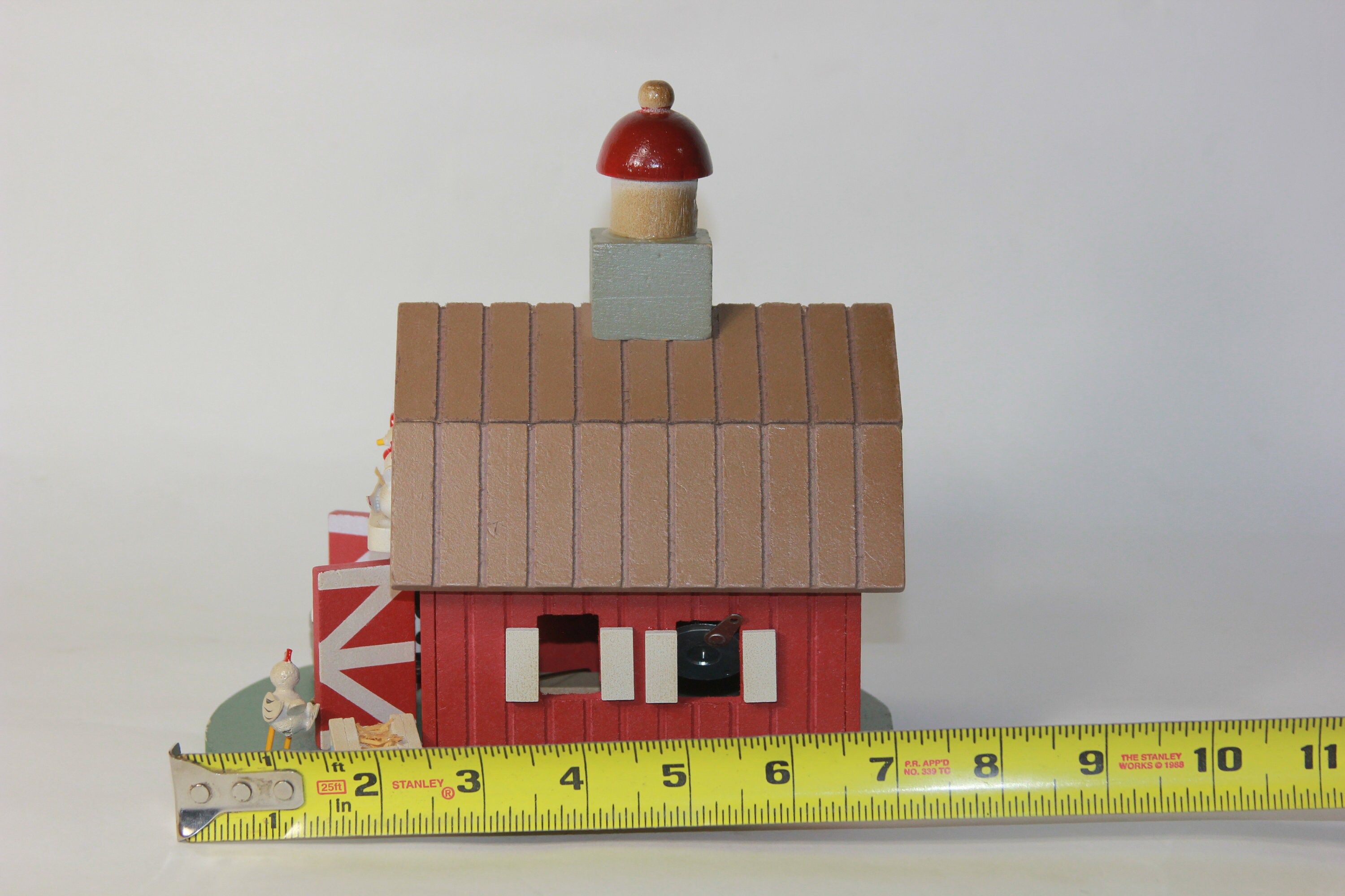 Vtg Midwest Wood Music Box Barn With Animals Red Barn Music - Etsy