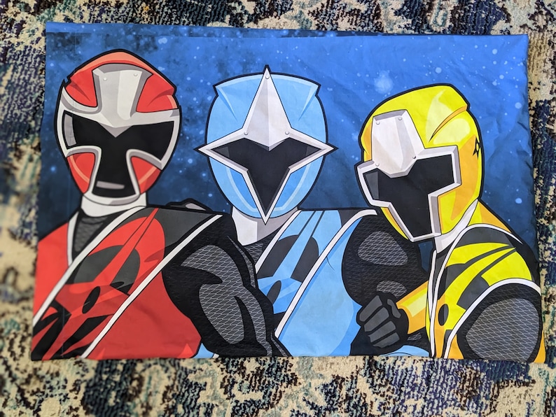 Power Ranger Bed Set Mighty Morphin Power Rangers Twin Single Bed Sheet ...