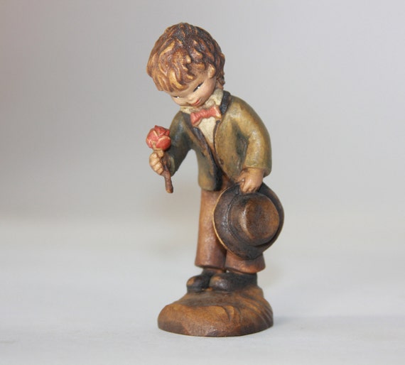 Vintage Anri Hand Carved Wooden Figurine Collectible Anri | Etsy