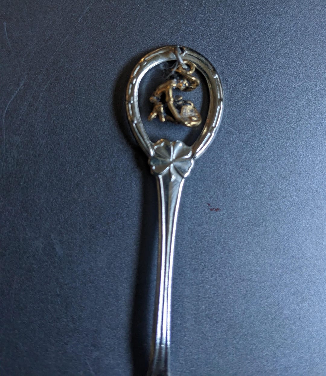 Vtg Souvenir Spoon US Collectible Virginia City Nevada Panning Gold ...