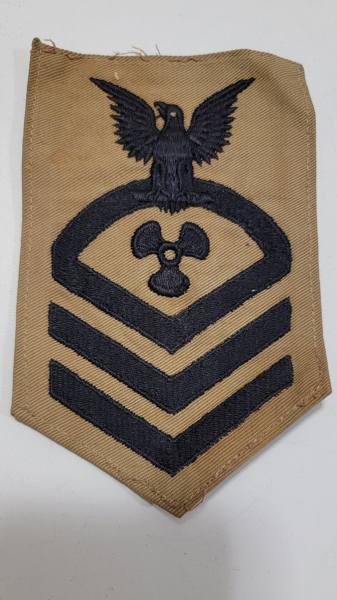 Vtg WW2 USN USN Navy Mate Chief Petty Officer Machinist Mate Khaki ...