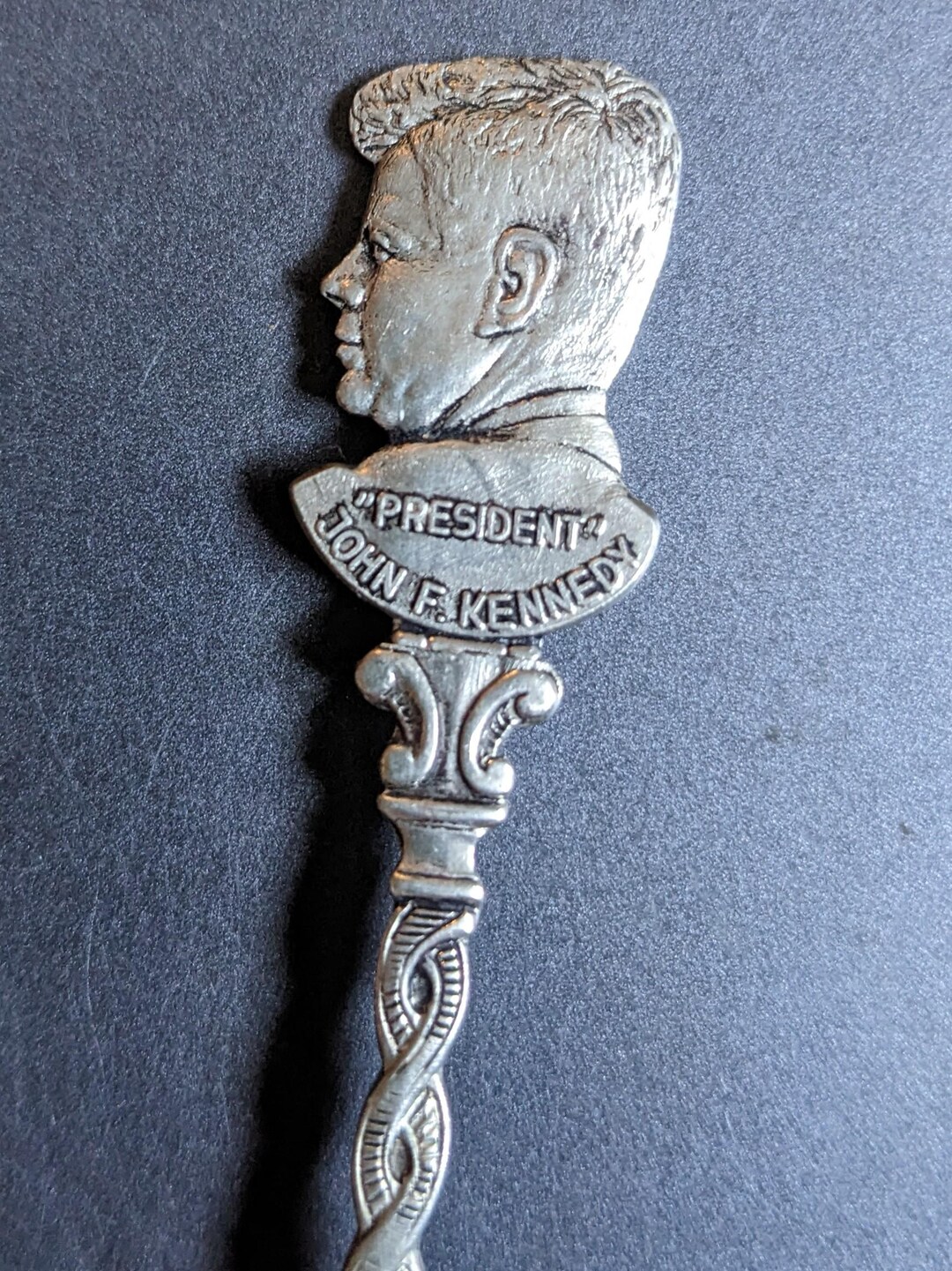 Vtg JFK President John F Kennedy Souvenir Collector Spoon Knick Knack ...