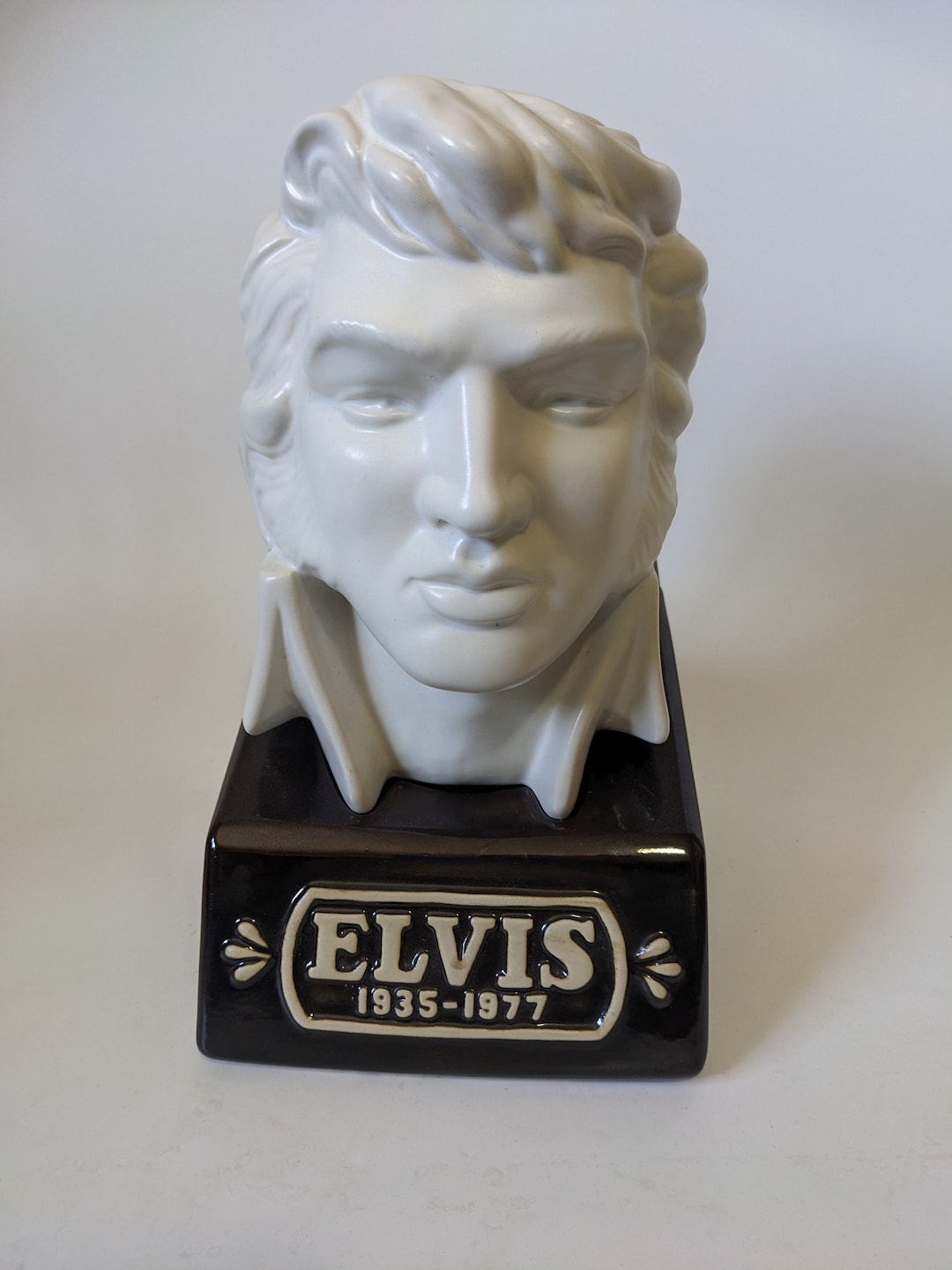 Vtg Elvis Presley Decanter 1977 Mccormick Whiskey Decanter Bust Bar ...