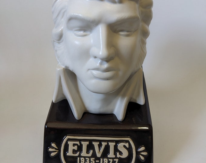 Vtg Elvis Presley Decanter 1977 Mccormick Whiskey Decanter Bust Bar ...