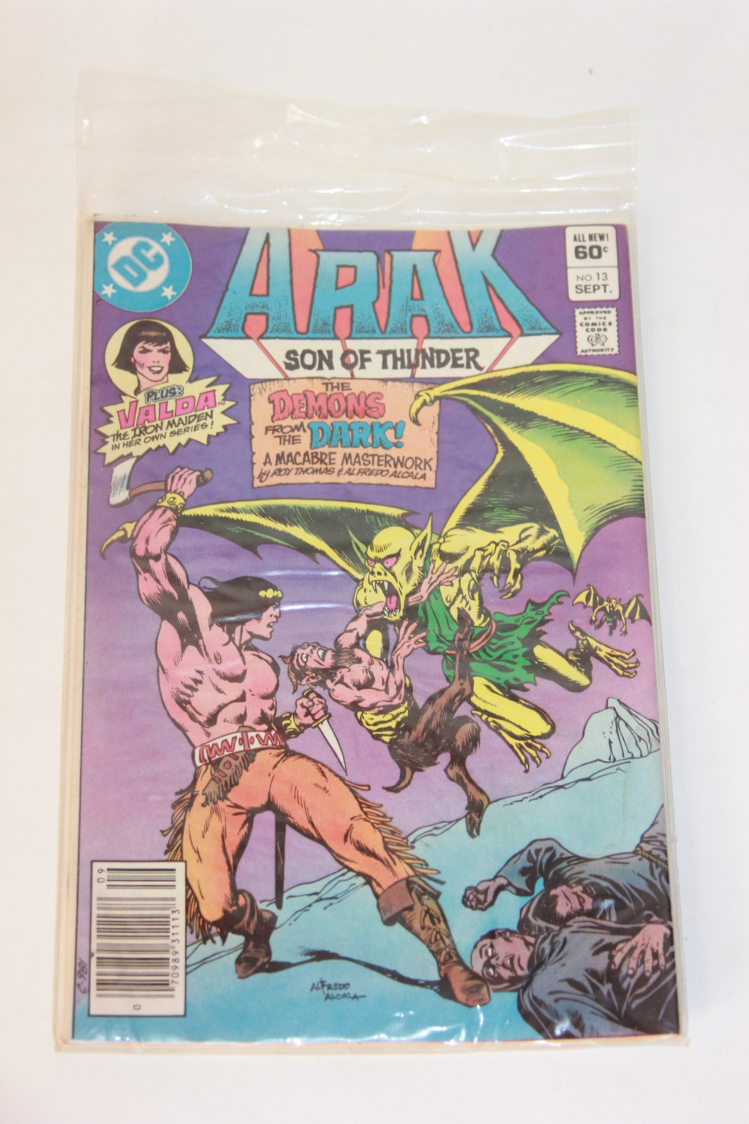 Set of 2 DC Comics Arak Son of Thunder - the Sword of the Iron Maiden ...