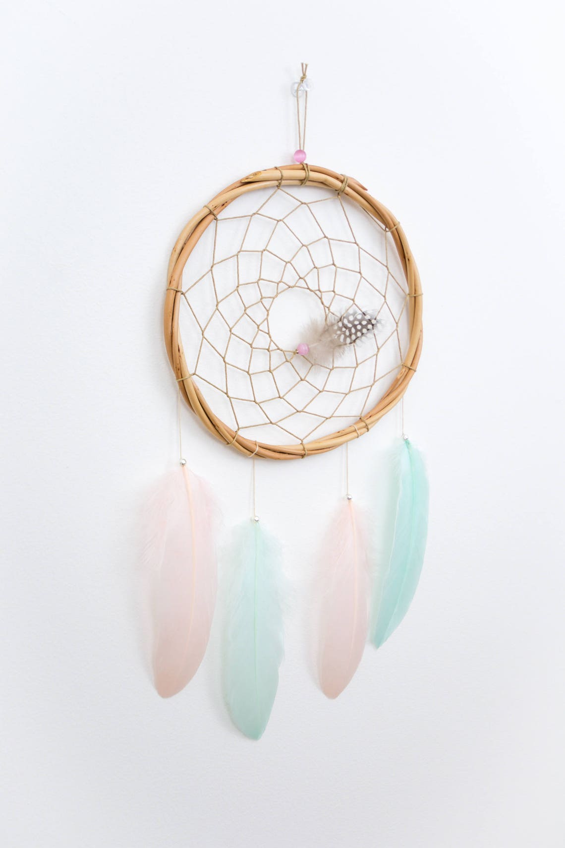 Wall Hanging Dream Catcher Gray and Cream Boho Dream Catcher | Etsy